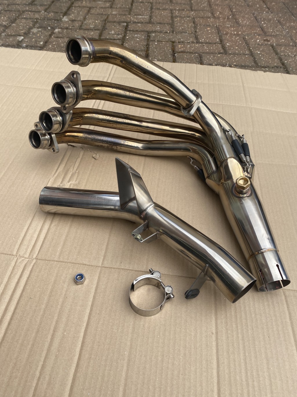 Delkevic exhaust, includes Headers, Collector and link Pipe. - Items ...