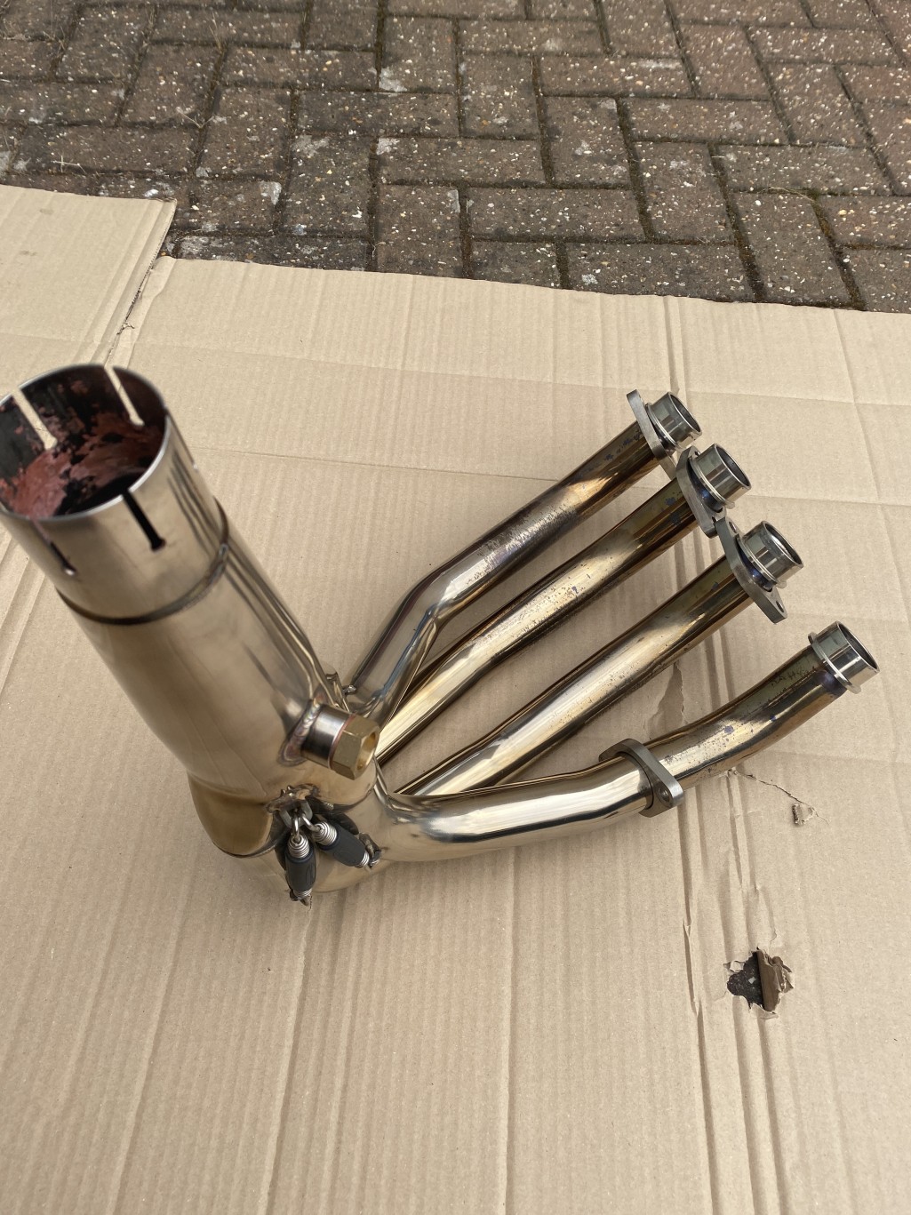 Delkevic exhaust, includes Headers, Collector and link Pipe. - Items ...