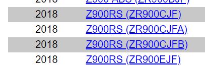 What do CJF, EJF, CJFA, and CJFB codes mean? - Z900RS - Main Chat board ...